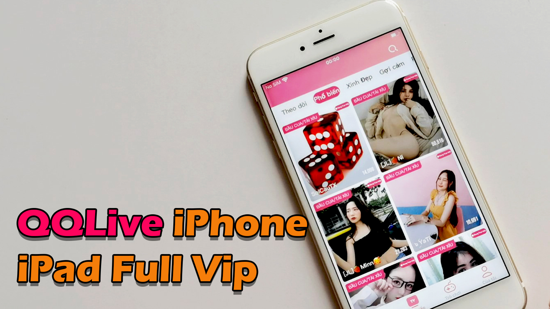 Dowload App LiveStream "QQLive" iPhone | iPad Full Vip
