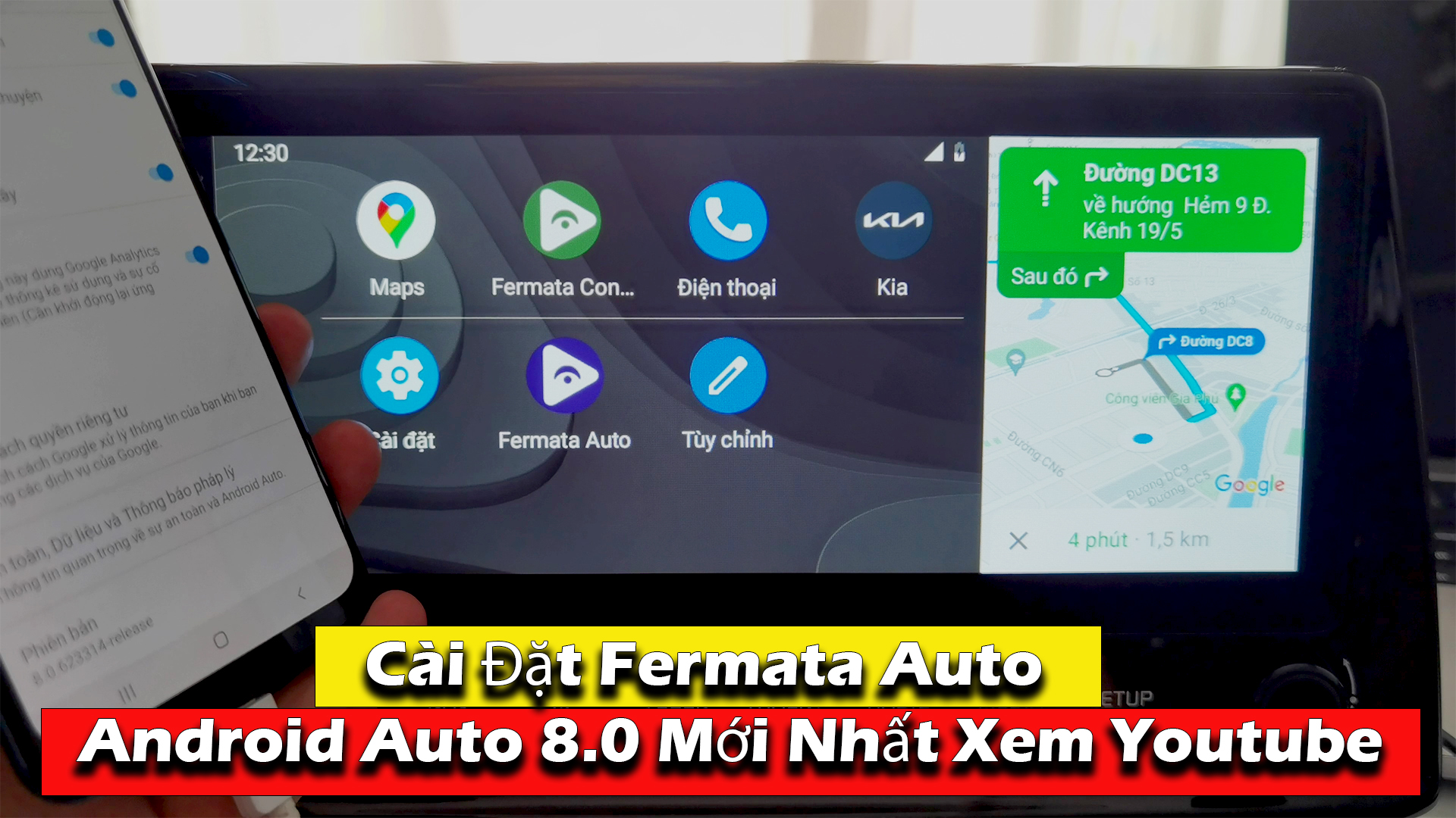 Hướng Dẫn Cài Đặt Fermata Auto Lên Android Auto 8.0 Mới Nhất Xem Youtube