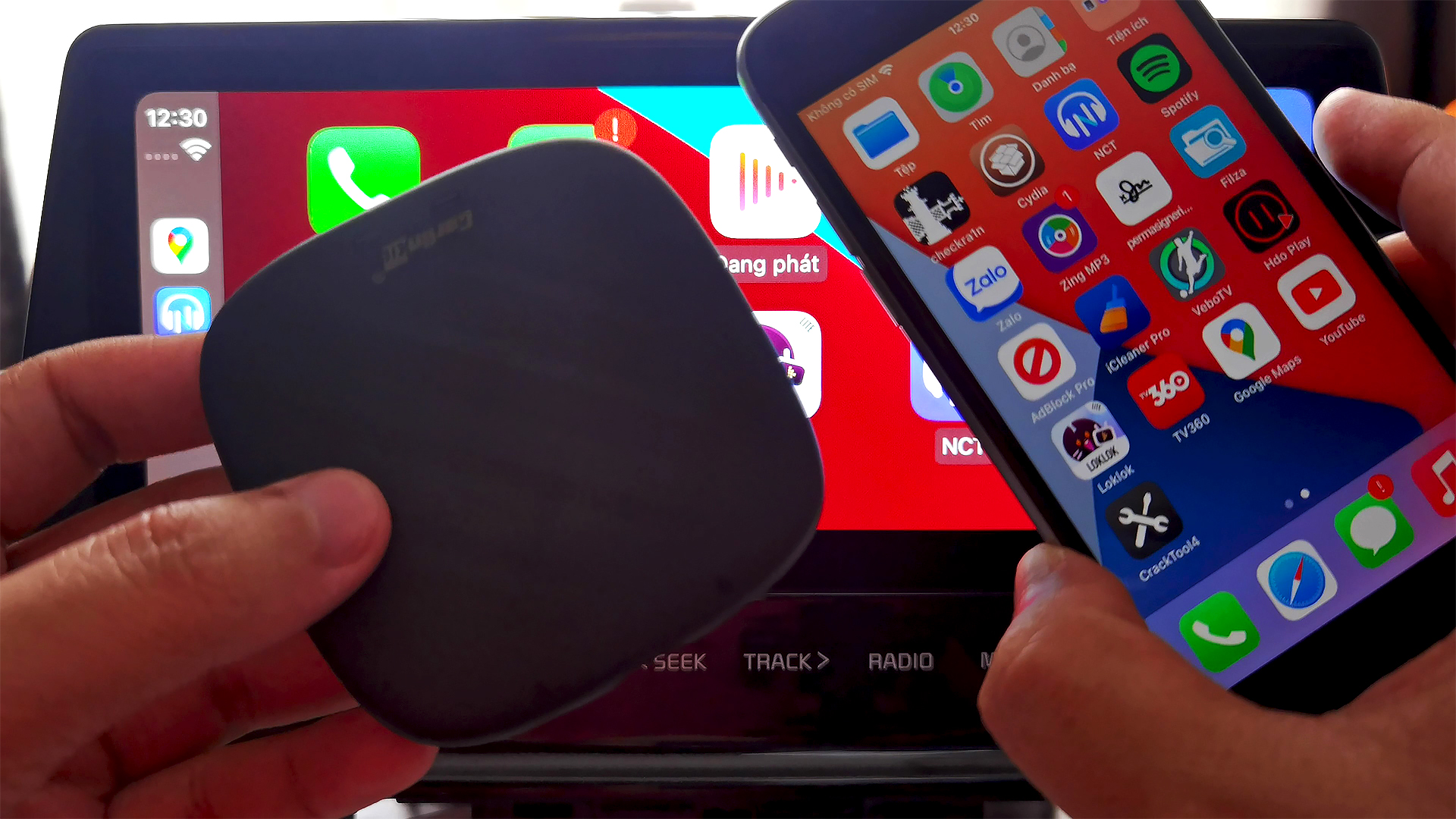 So Sánh Android Carplay Box và iPhone Jailbreak Dùng Carbridge Cái Nào ...