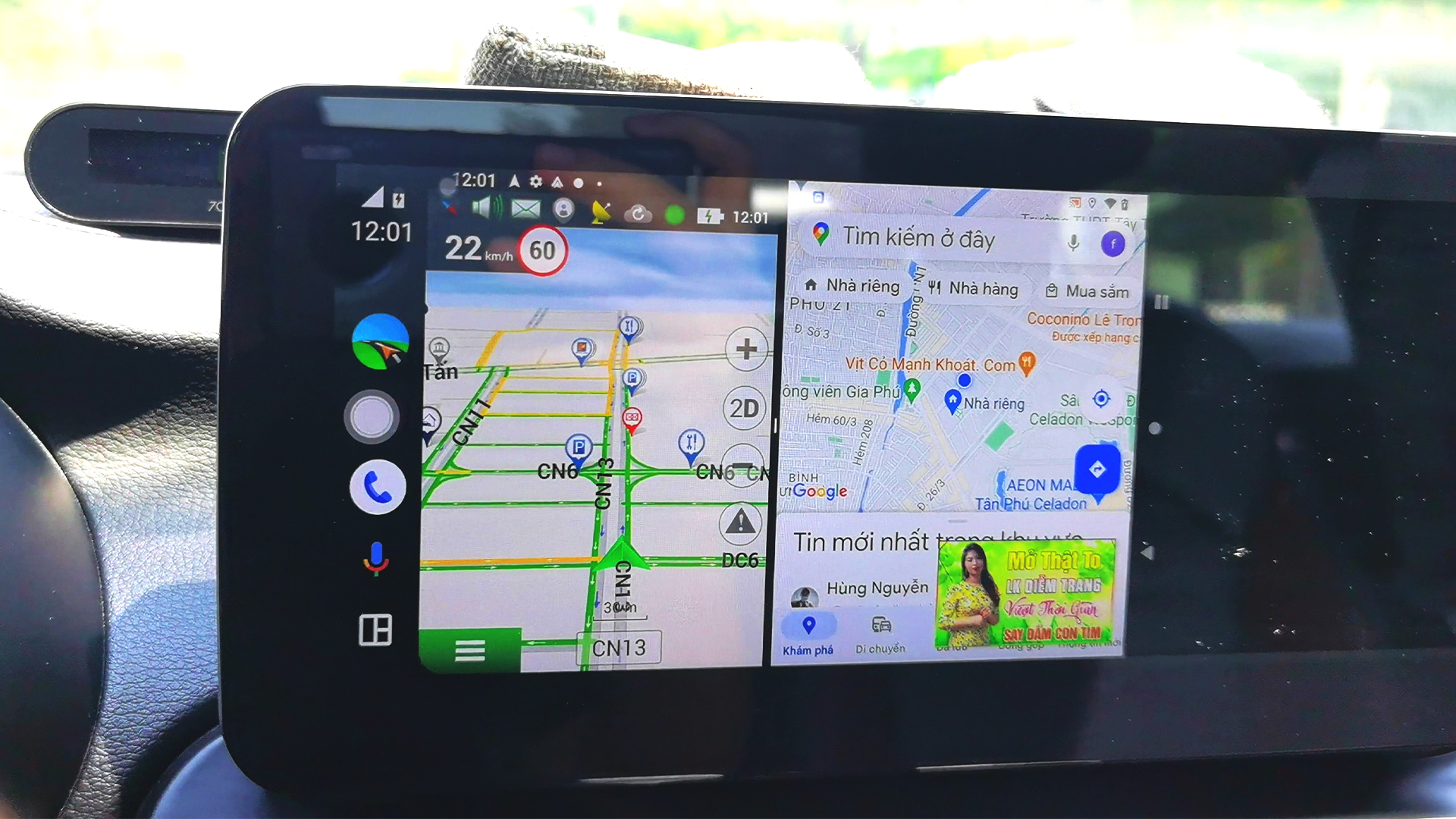 Samsung Galaxy S8 Cài Full Android Auto Cấm Xe Là Dùng