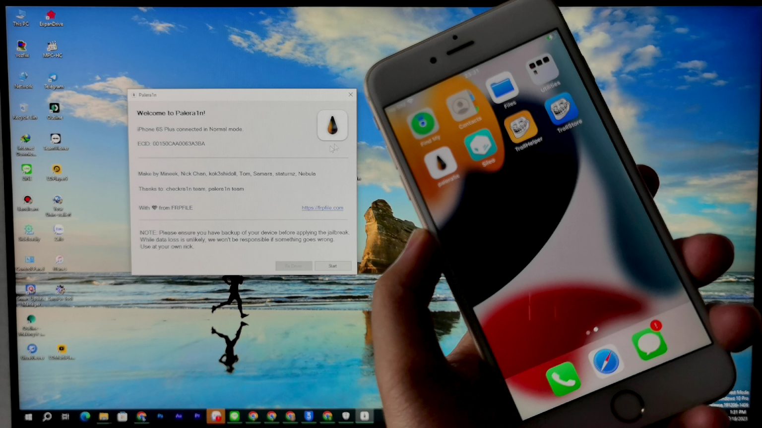 Hướng Dẫn Jailbreak iPhone 6s - X iOS 15.0 - 16.5.1 Trên Windows Không ...