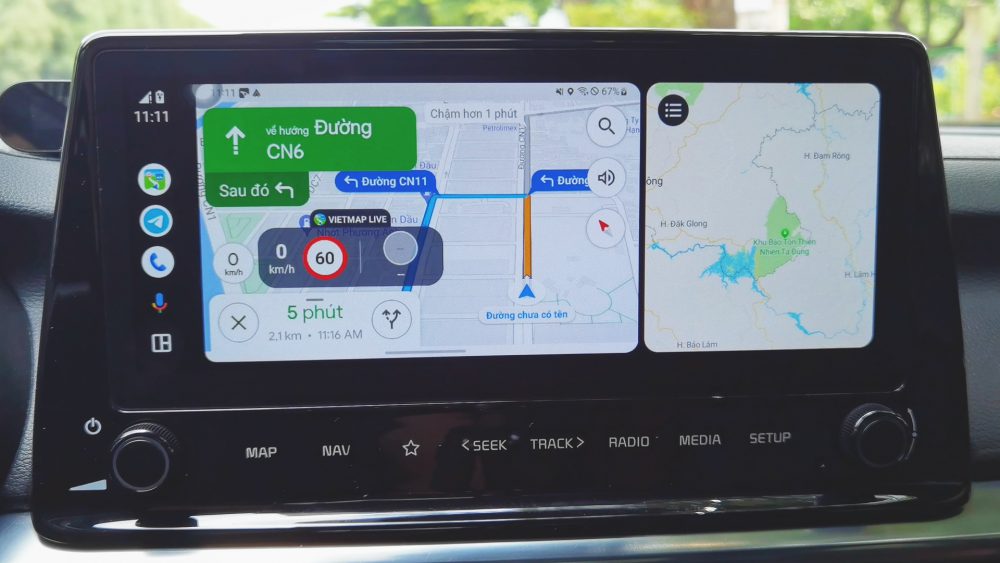 Cách Dùng Bong Bóng Tốc Độ Vietmap Live Trên Android Auto