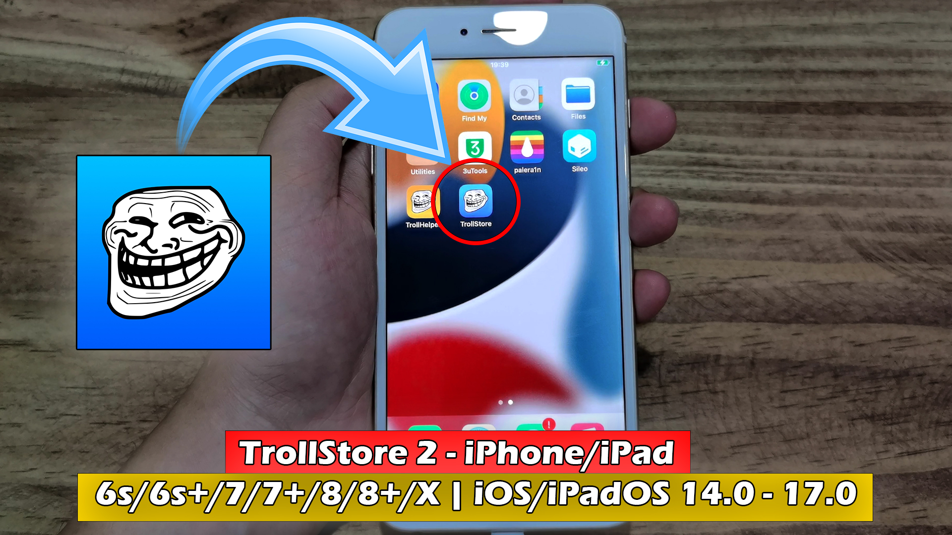 Hướng Dẫn Cài TrollStore 2 Trên iPhone 6s - X | IOS 14.0 - 17.0