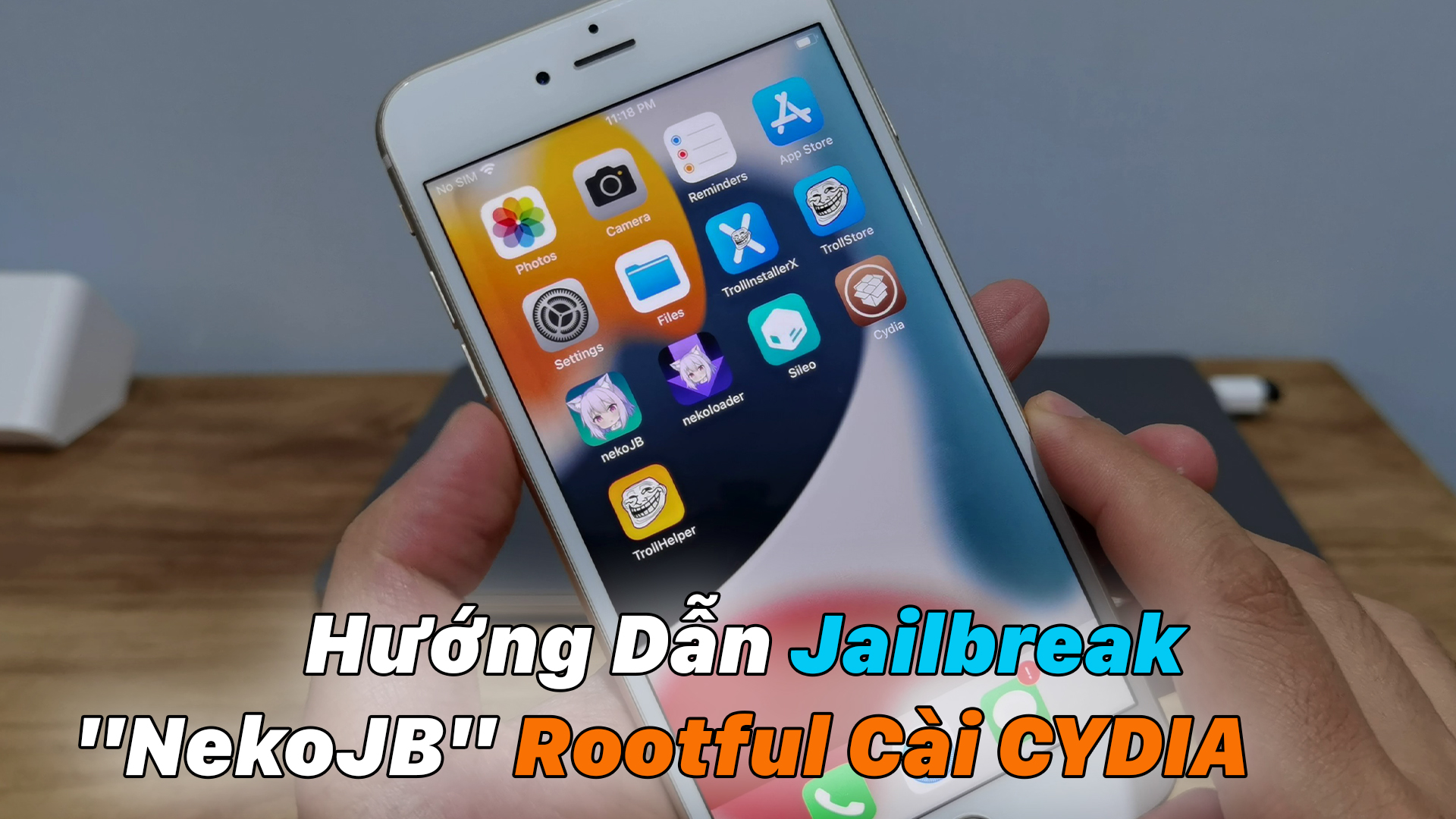 Hướng Dẫn Dùng NekoJB Rootful Cài Đặt CYDIA