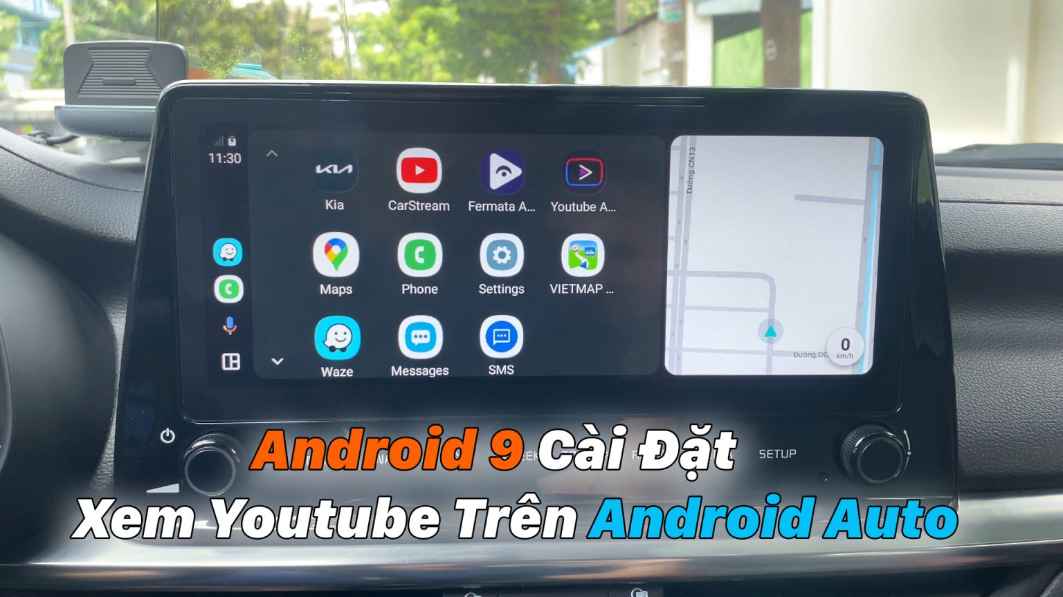 Hướng Dẫn Cài Đặt Xem Youtube Trên Android Auto Với Android 9