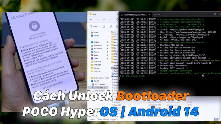 Hướng Dẫn Unlock Bootloader POCO HyperOS - Android 14