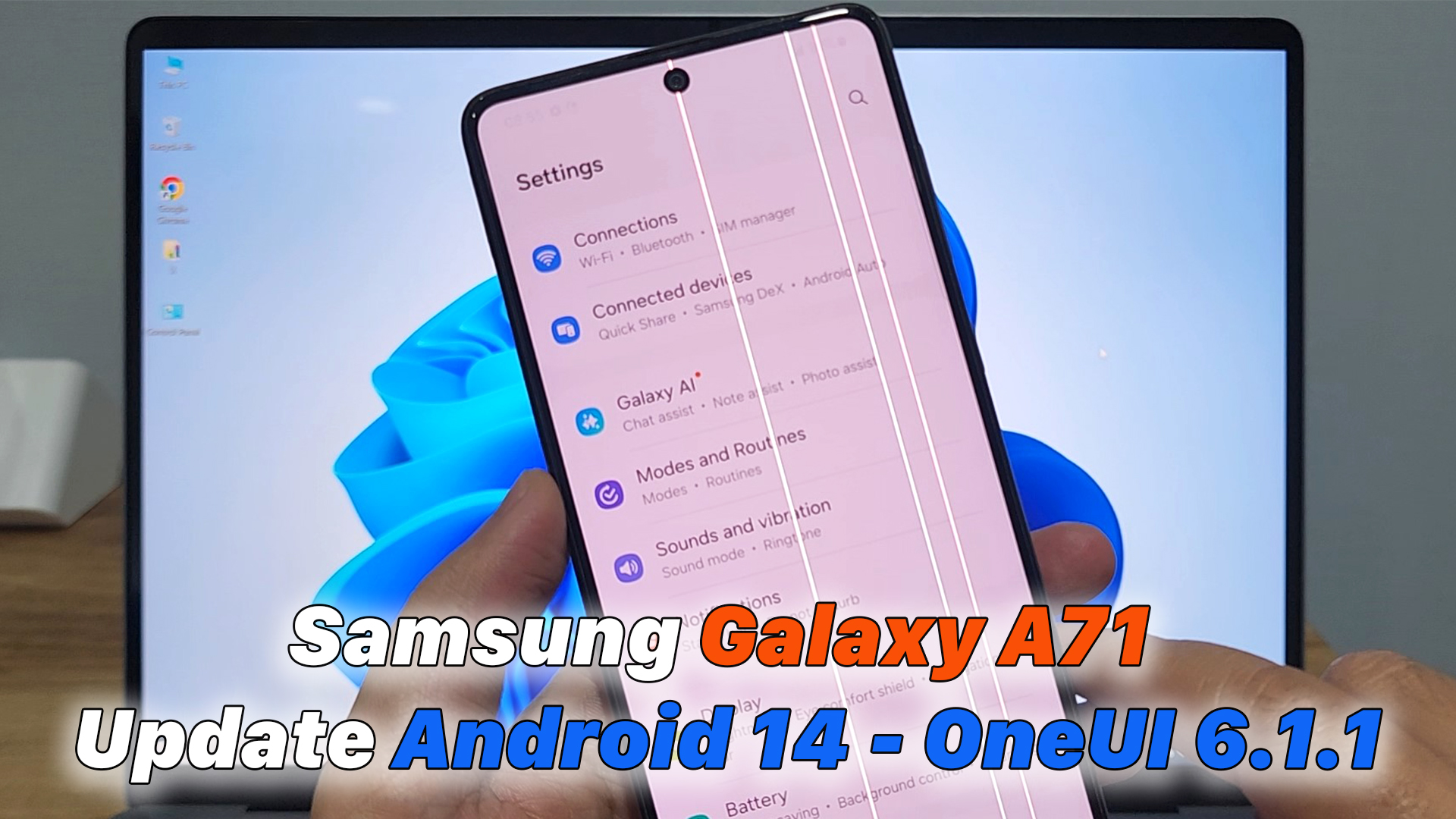 Samsung Galaxy A71 Cập Nhật Android 14 | OneUI 6.1.1