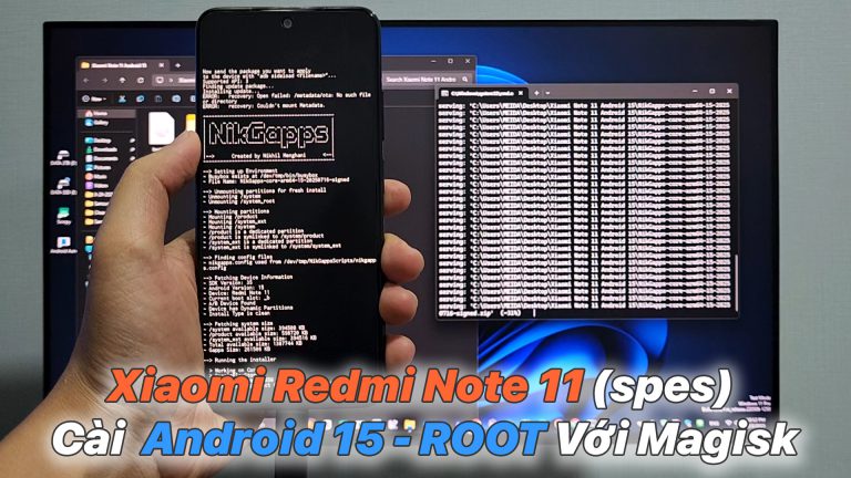 Xiaomi Redmi Note 11 (spes) Cập Nhật Android 15 ROM crDroid – ROOT with ...
