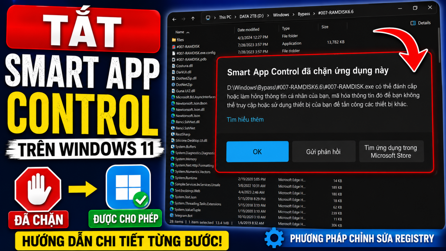 Cách Tắt "Smart App Control Has Blocked This App" Trên Windows 11